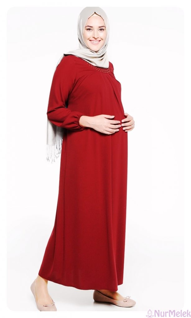 En Rahat Tesettür Hamile Elbiseleri