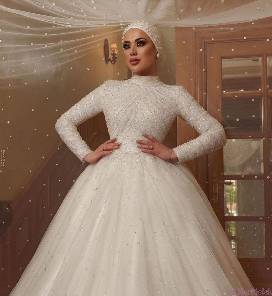 2021’in En Gözde 40 Tesettür Gelinlik Modeli