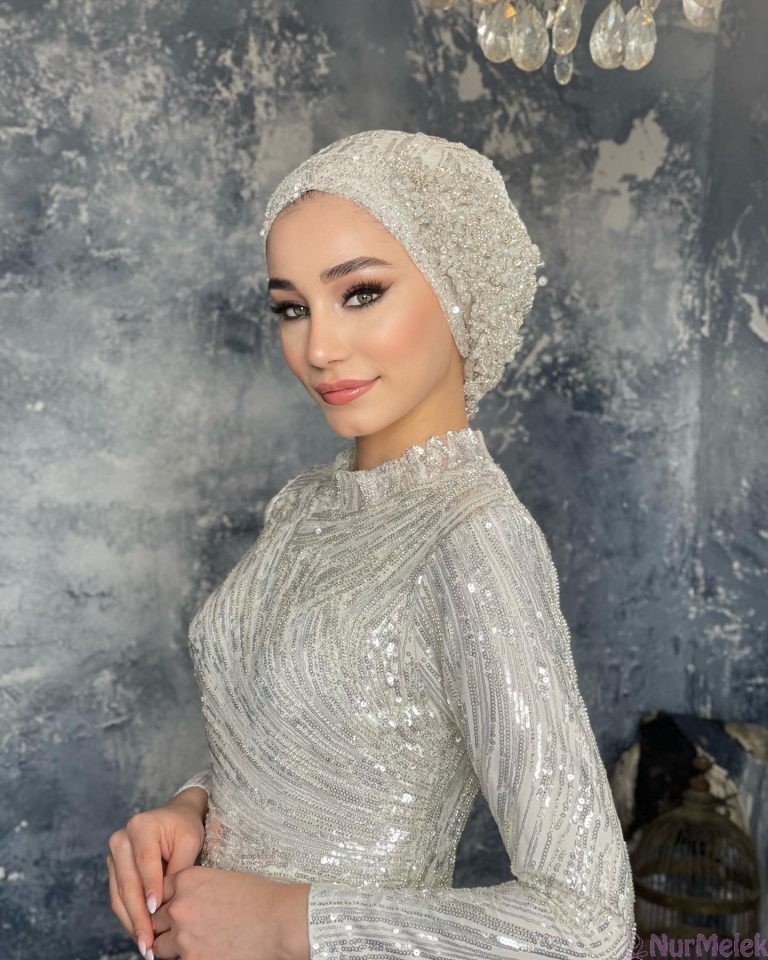Nikah için En Güzel 15 Türban Tasarımı