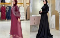 En Güzel 19 Tesettür Anne Abiye Modeli